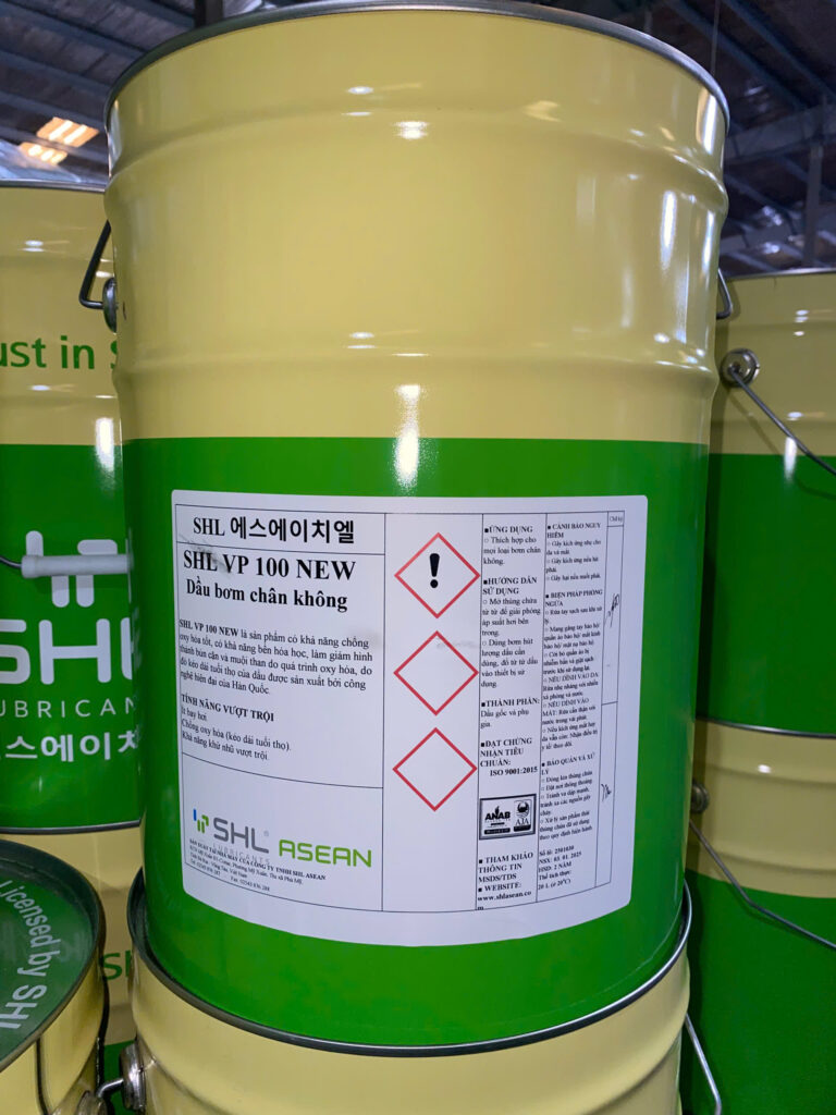 DẦU BƠM CHÂN KHÔNG SHL VP 100 NEW - Dầu Mỡ Nhờn Q STAR